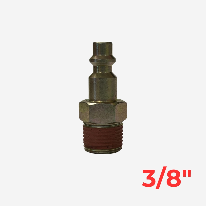 Adaptador Acople Rápido Macho 3/8" - Indumat -Adaptador acople rápido