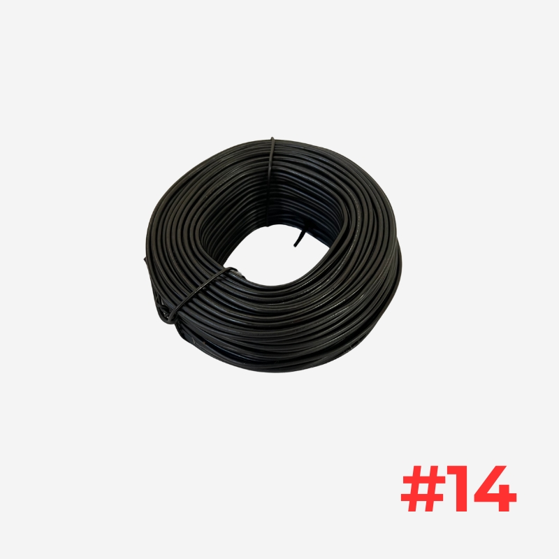 Alambre Negro Recocido #14 rollo 1k (Caja 20 unid) - Indumat - Alambre